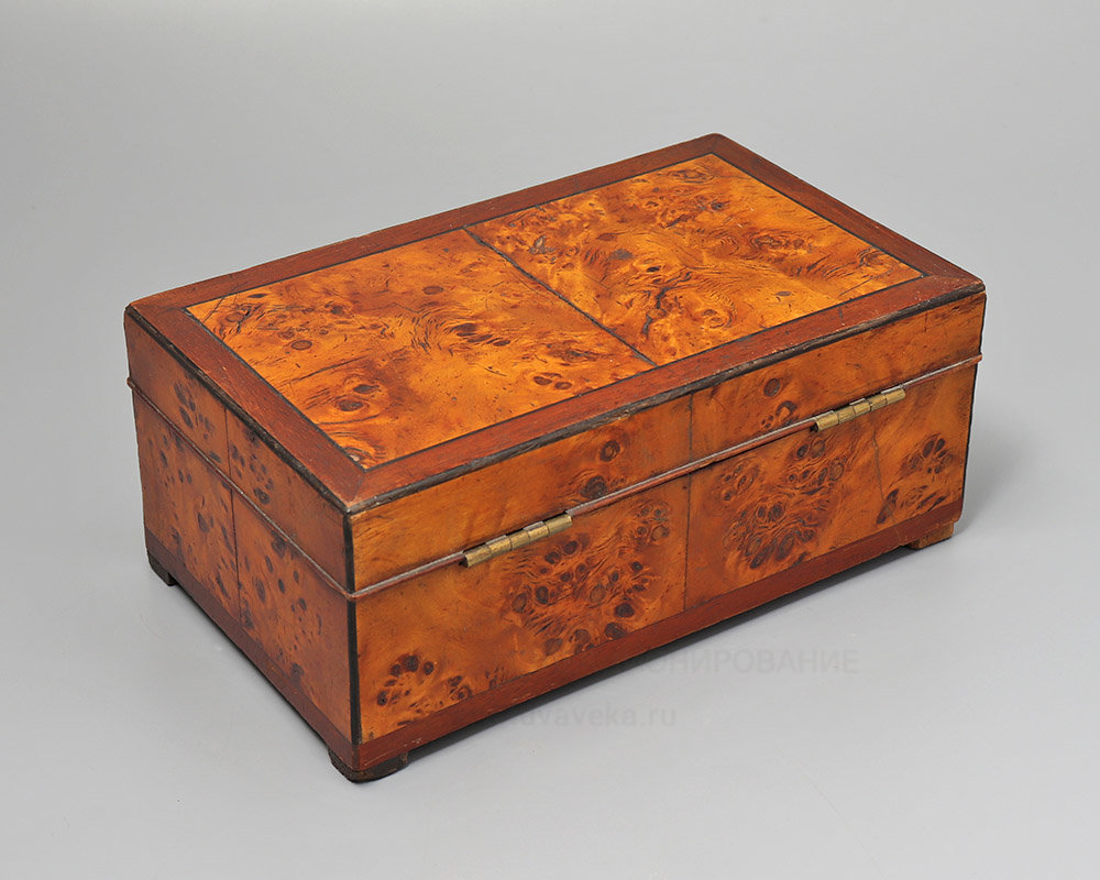 Купить старинную деревянную шкатулку из карельской березы