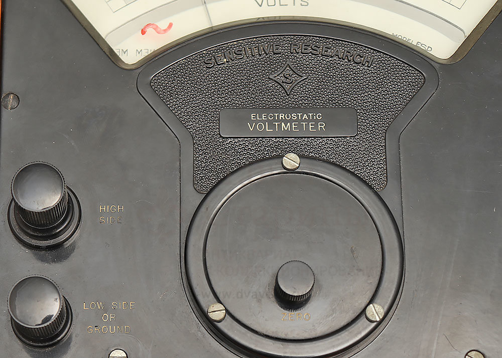 Купить винтажный электростатический вольтметр, США, Нью Йорк, Sensitive ...