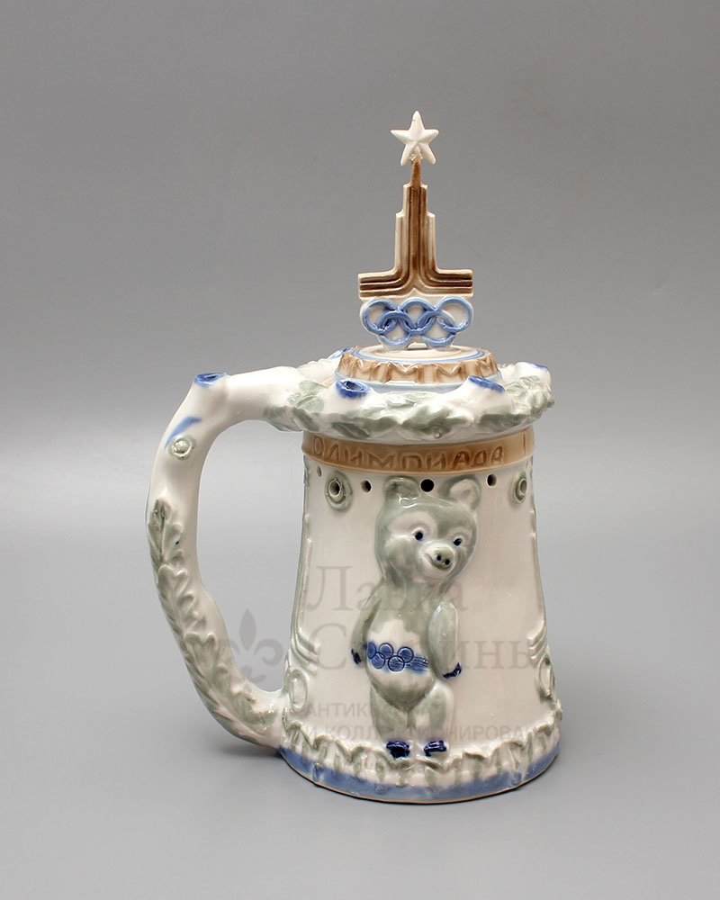 Сувенирная кружка-потеха «Напейся, но не облейся. Москва. Олимпиада-80 ...