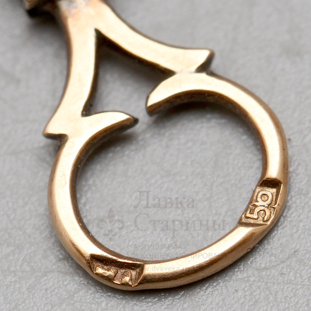 Старинное золотое пенсне, Россия, 19 век, золото 56 пробы, кофр из ...